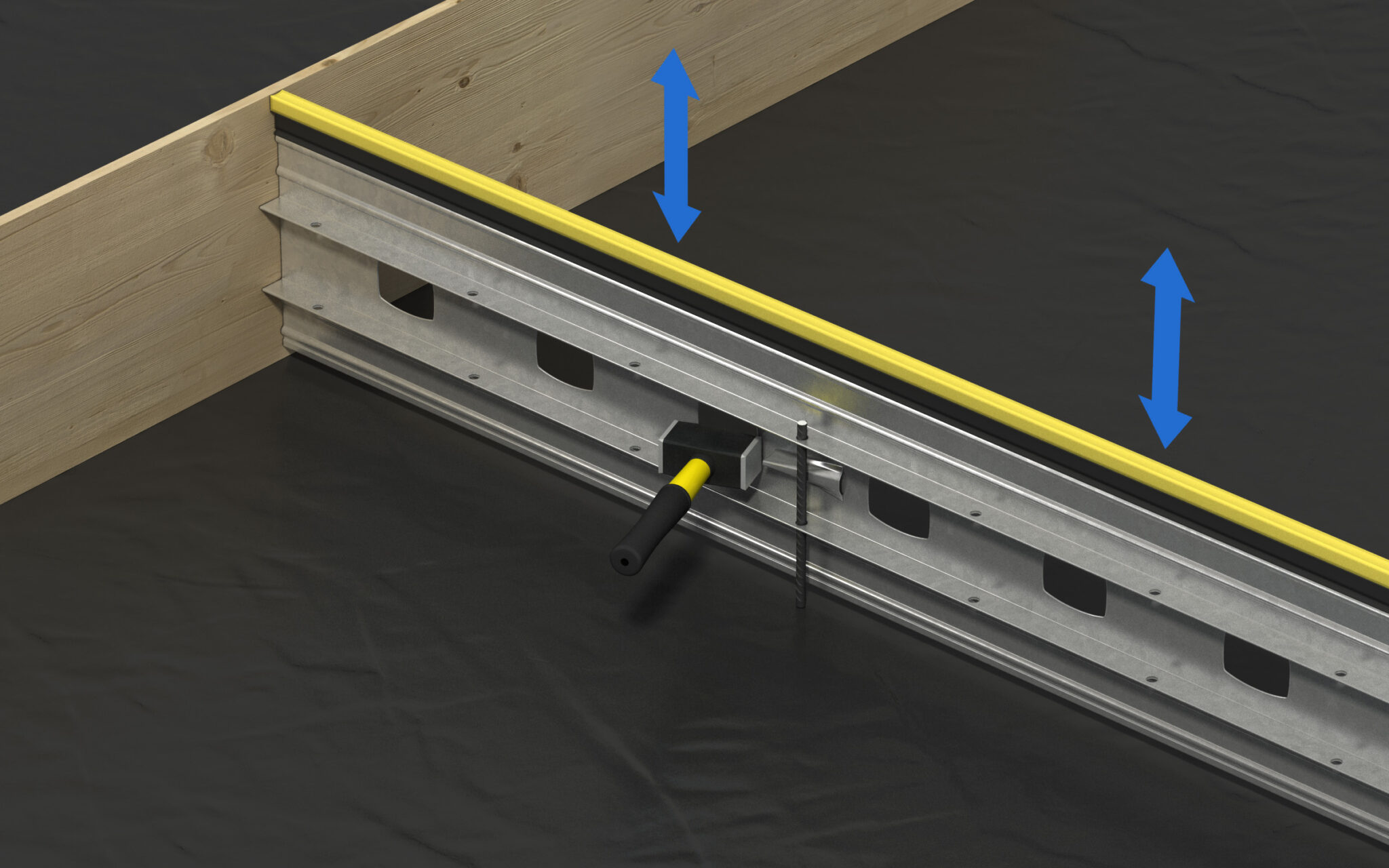 Straight Up Contraction Joint - Connolly Key Joint