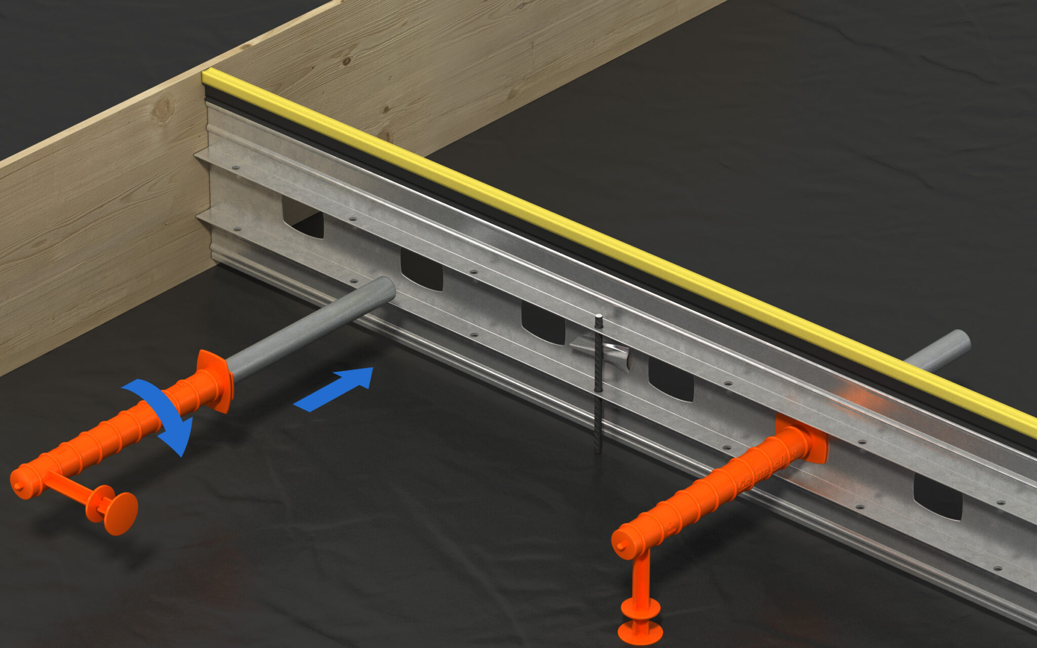 Straight Up Contraction Joint - Connolly Key Joint